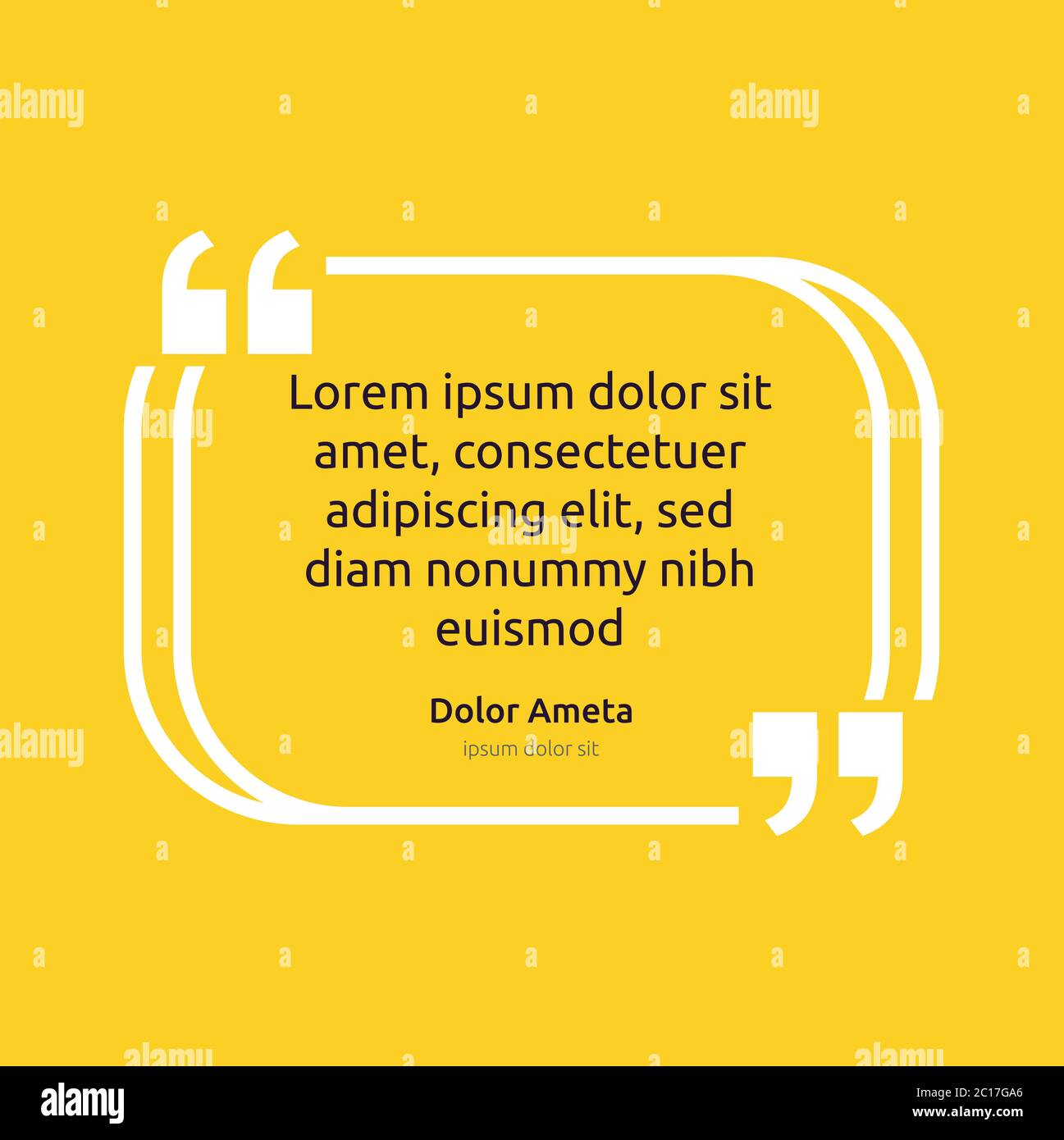 Remark quote text box poster template concept. blank empty frame ...