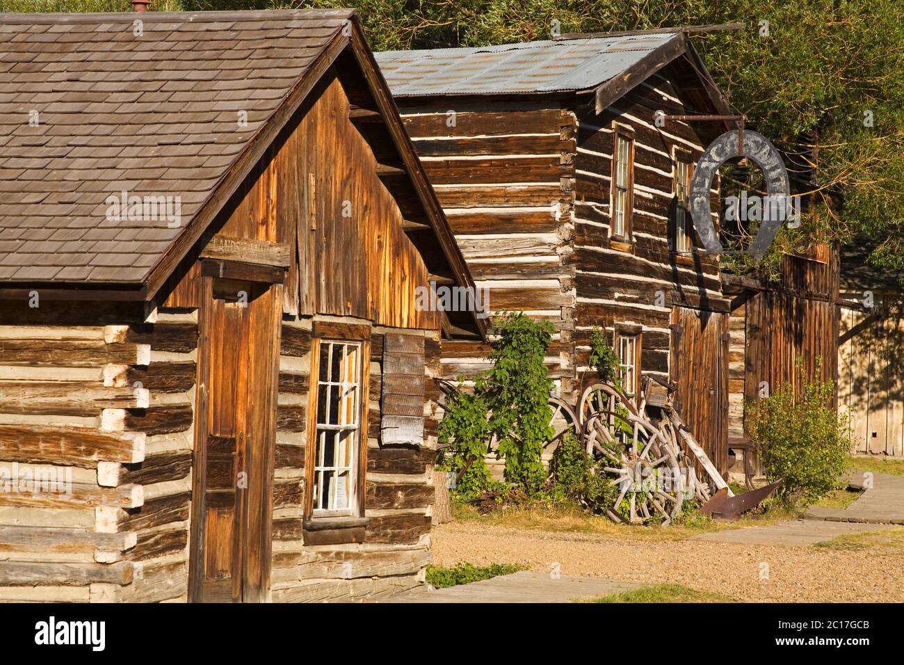 Nevada City Ghost Town Museum, Bozeman Region, Montana, USA Stock Photo ...
