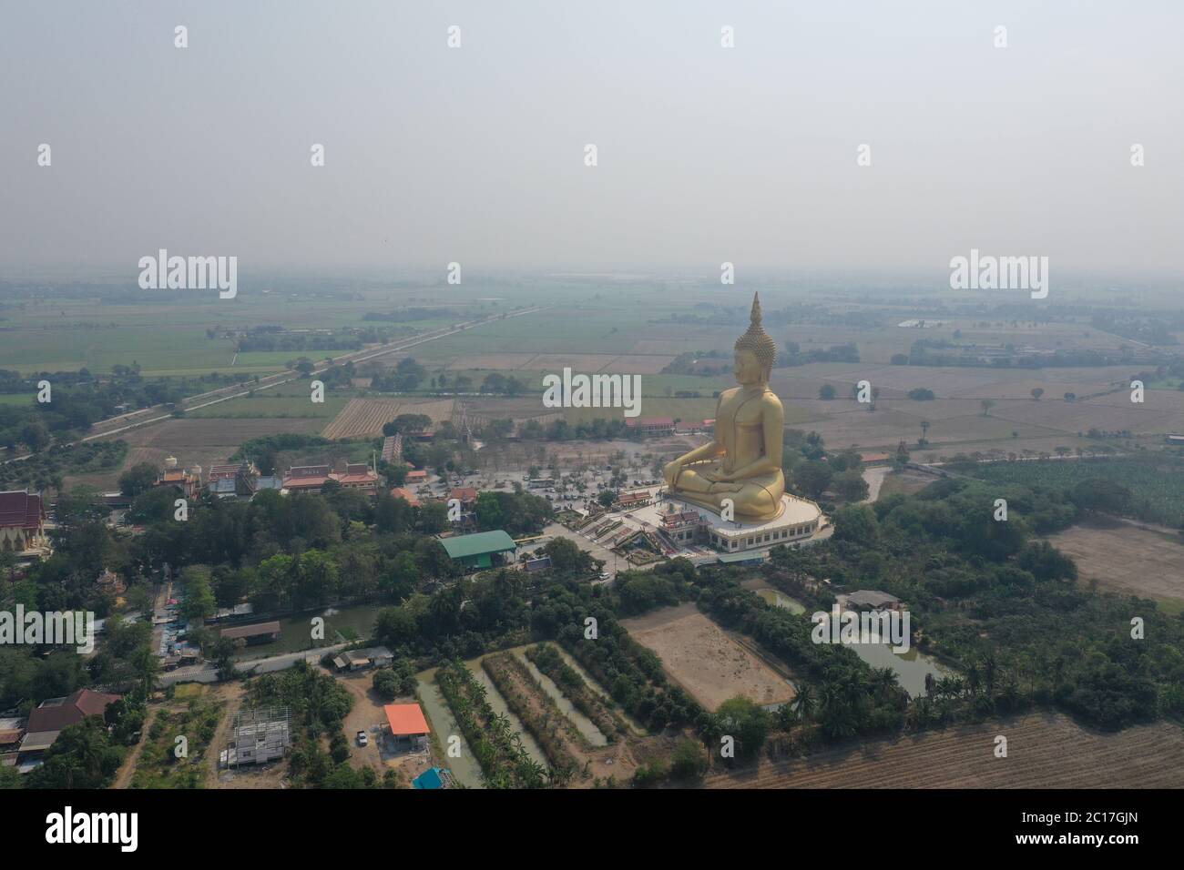 Wat Muang temple in Angthong Thailand Stock Photo - Alamy