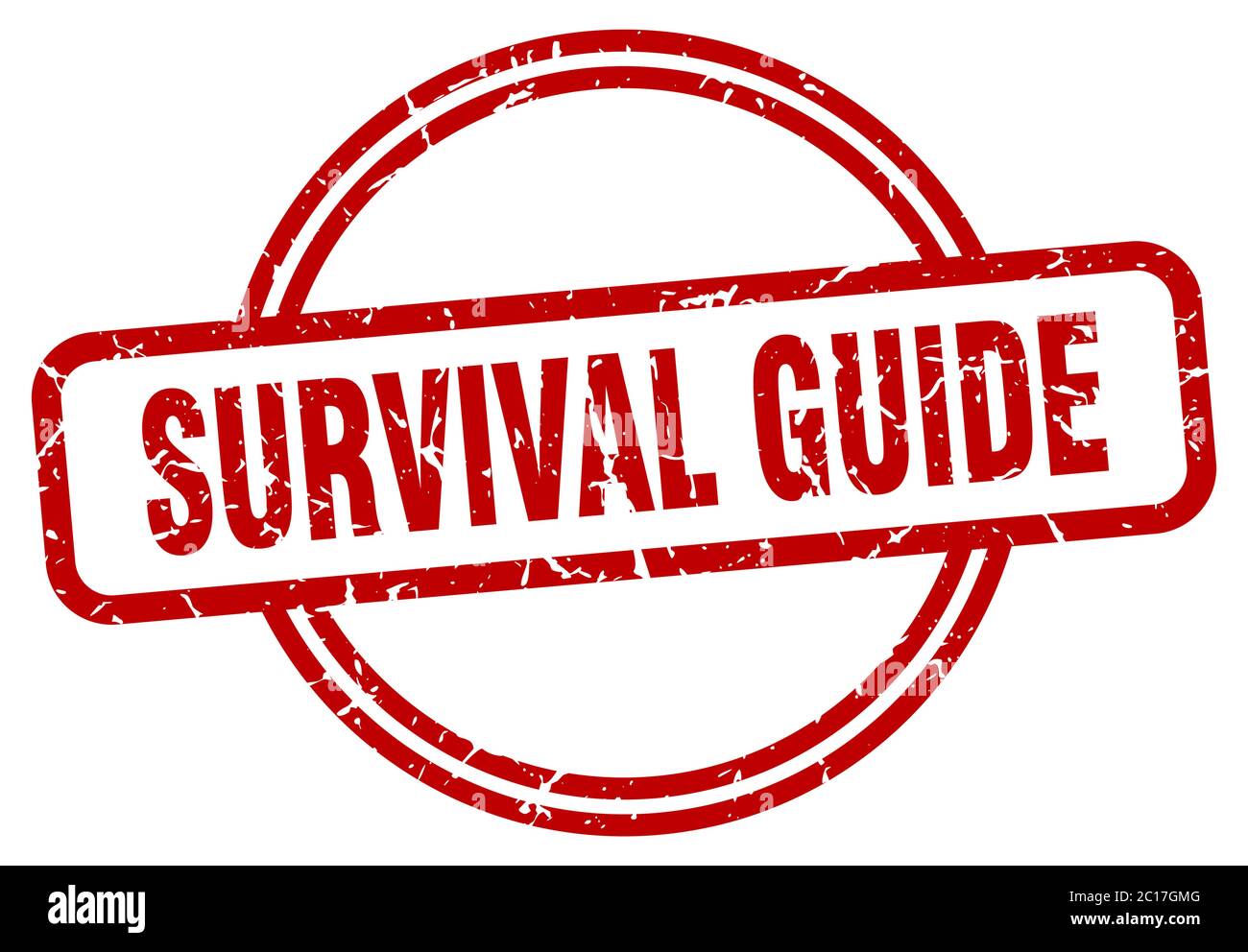 Survival guide stamp Stock Vector Images - Alamy
