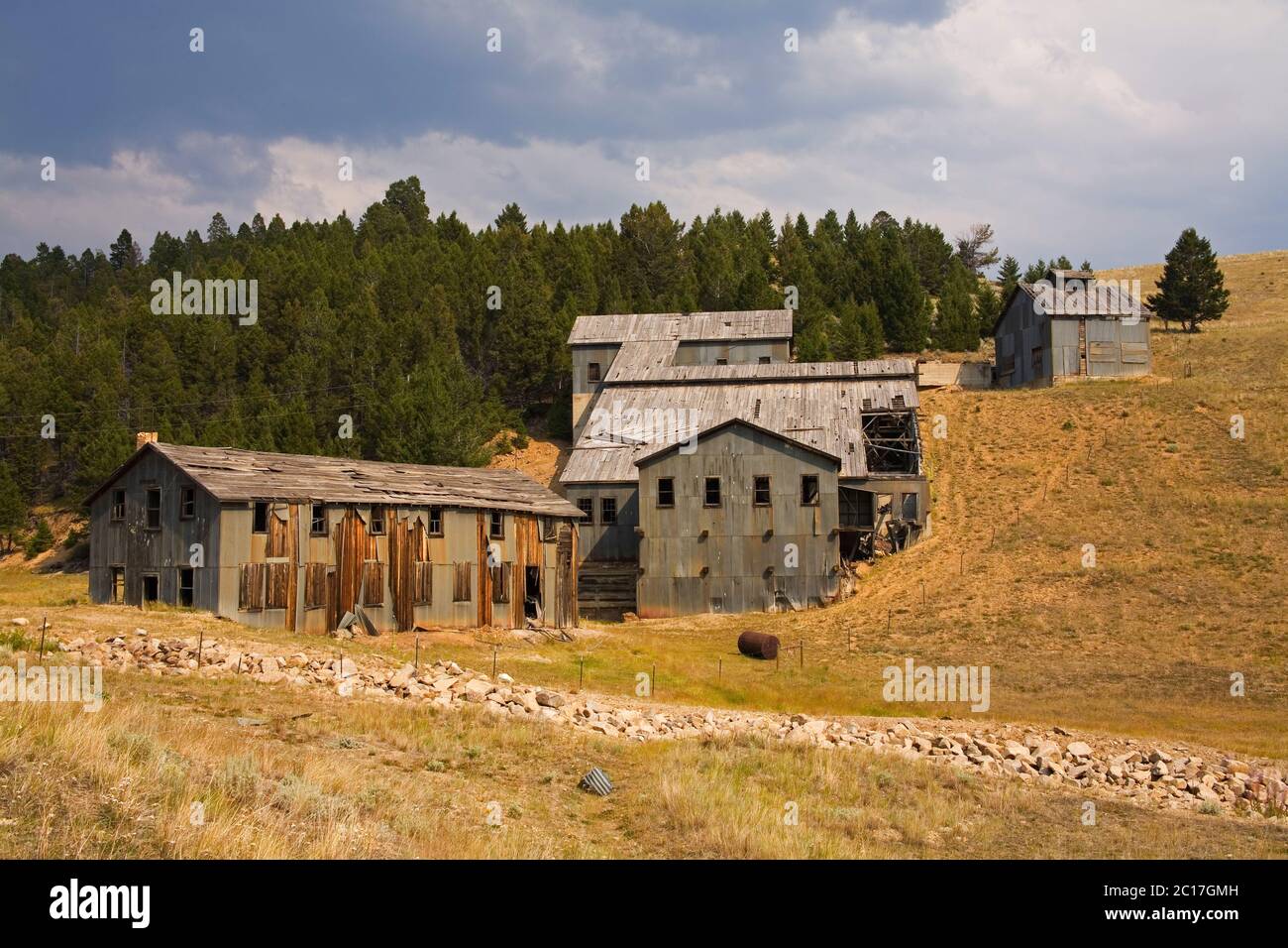Mine, Comet Ghost Town, Butte Region, Montana, USA Stock Photo - Alamy