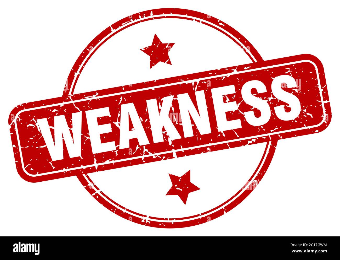Weakness rubber stamp hi-res stock photography and images - Alamy