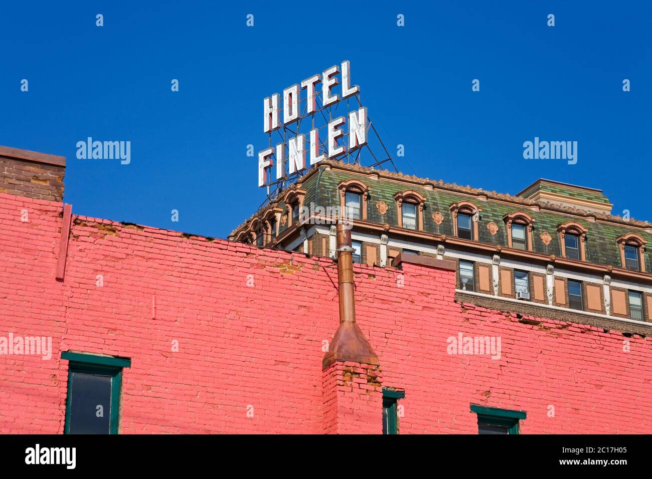 Historic Hotel Finlen, National Historic District, Butte, Montana, USA ...