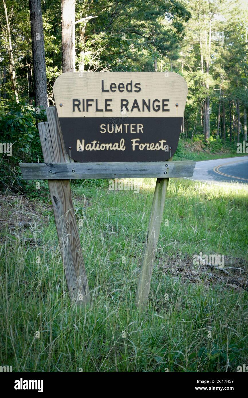 Sumter national forest entrance sign hi-res stock photography and ...