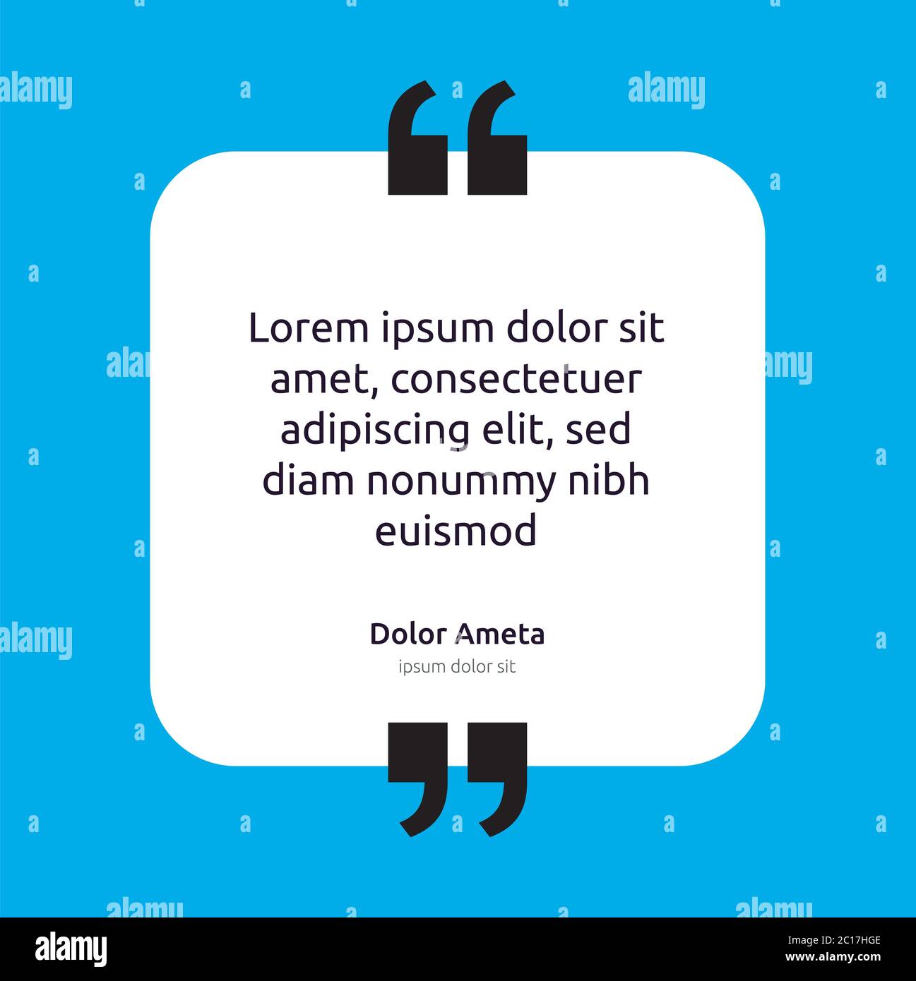 Remark quote text box poster template concept. blank empty frame ...