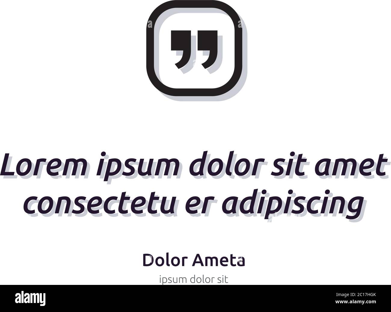 Remark quote text box poster template concept. blank empty frame ...