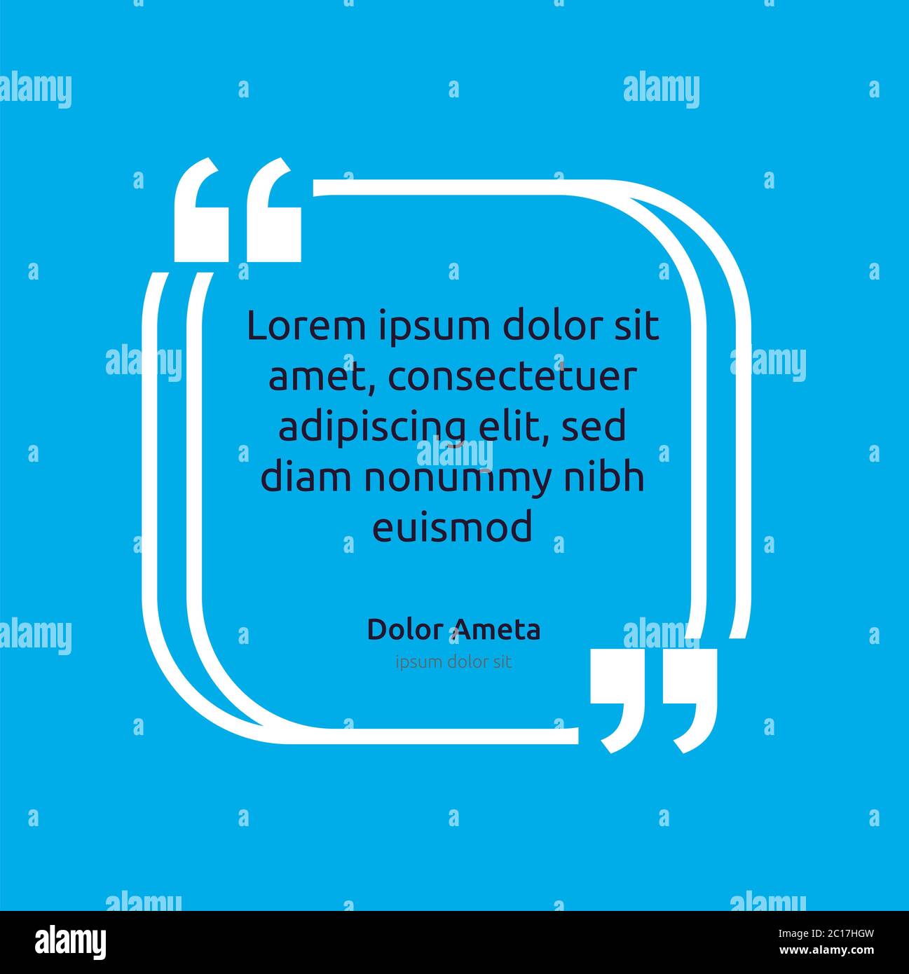 Remark quote text box poster template concept. blank empty frame ...