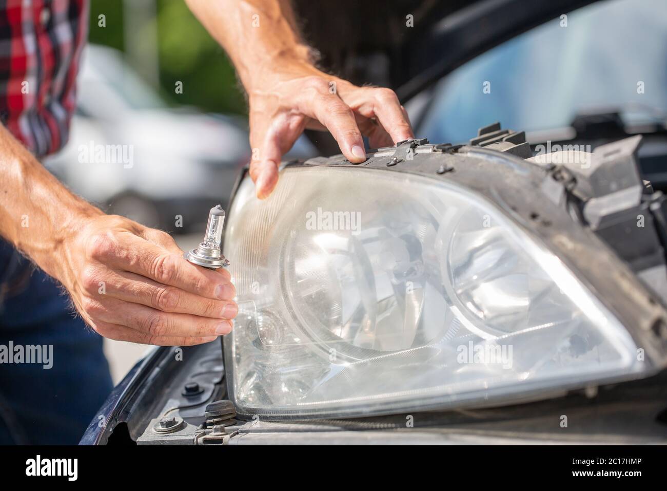Halogen car headlamp bulb isolated hi-res stock photography and images ...