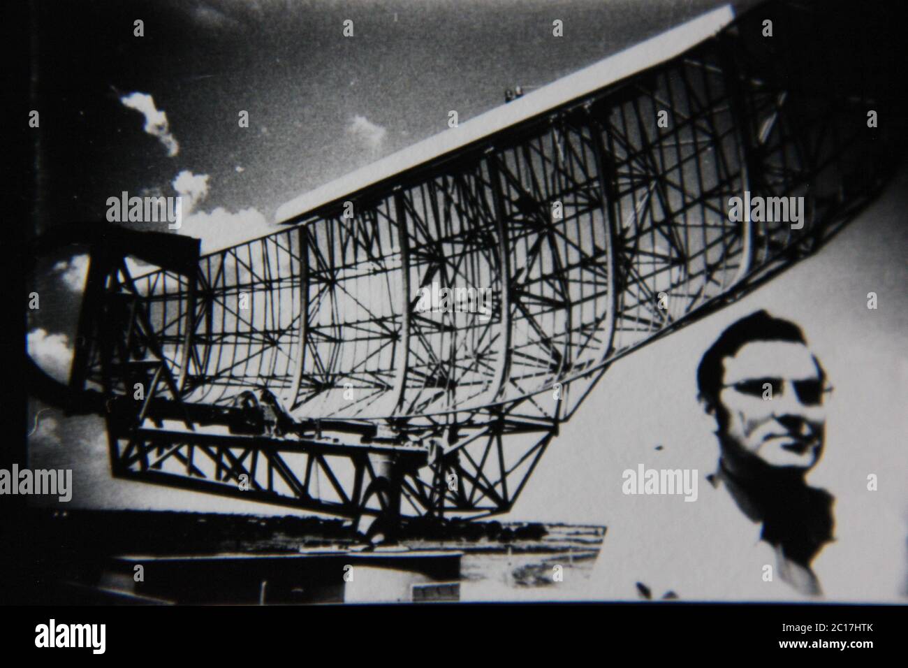 Fine 70s vintage black and white extreme photography of a gigantic ...