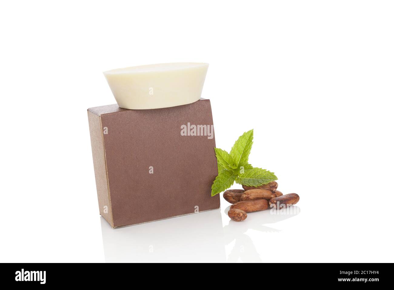Natural cosmetics. Cocoa soap Stock Photo - Alamy