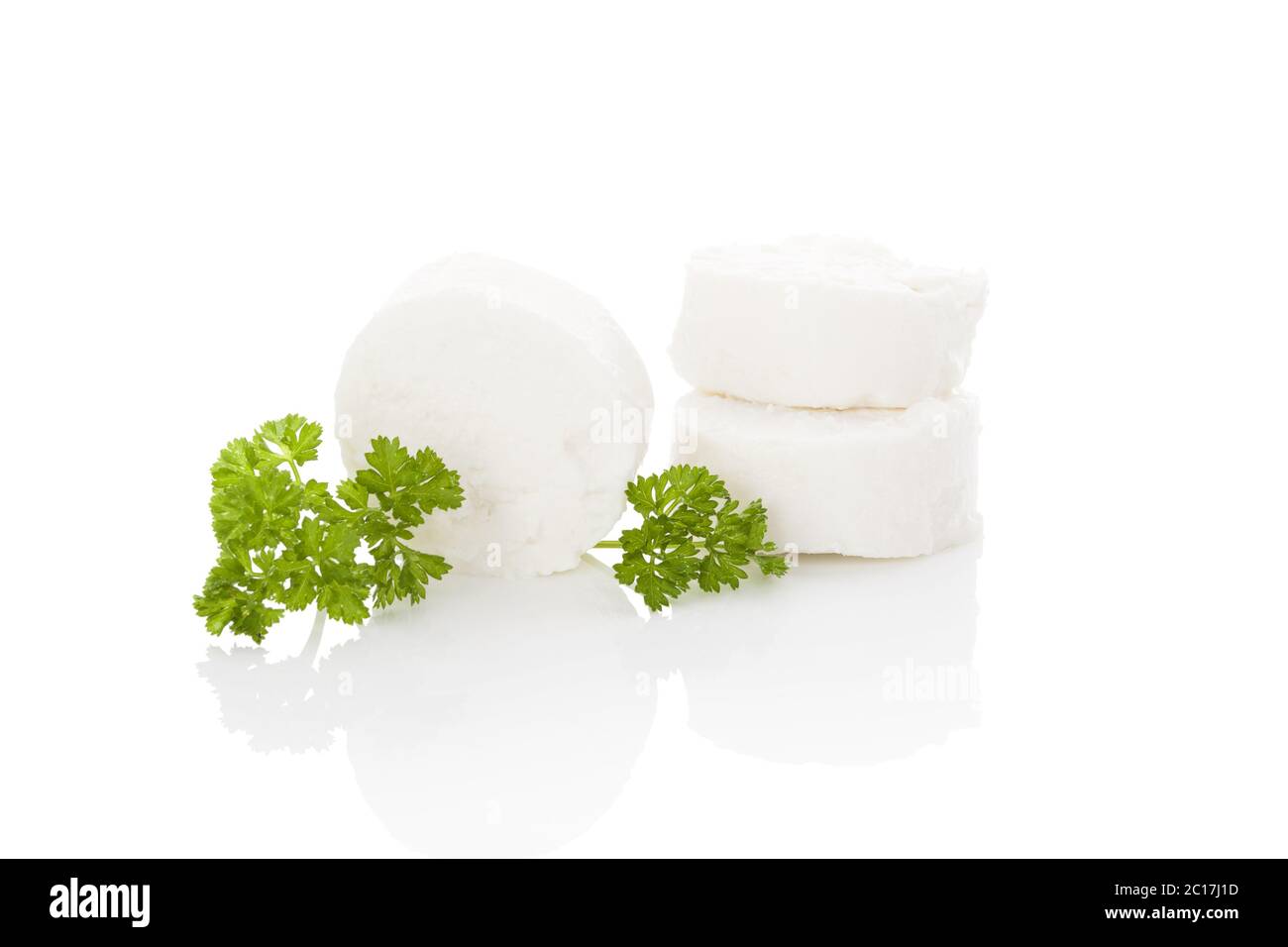 Fresh goat cheese Stock Photo - Alamy