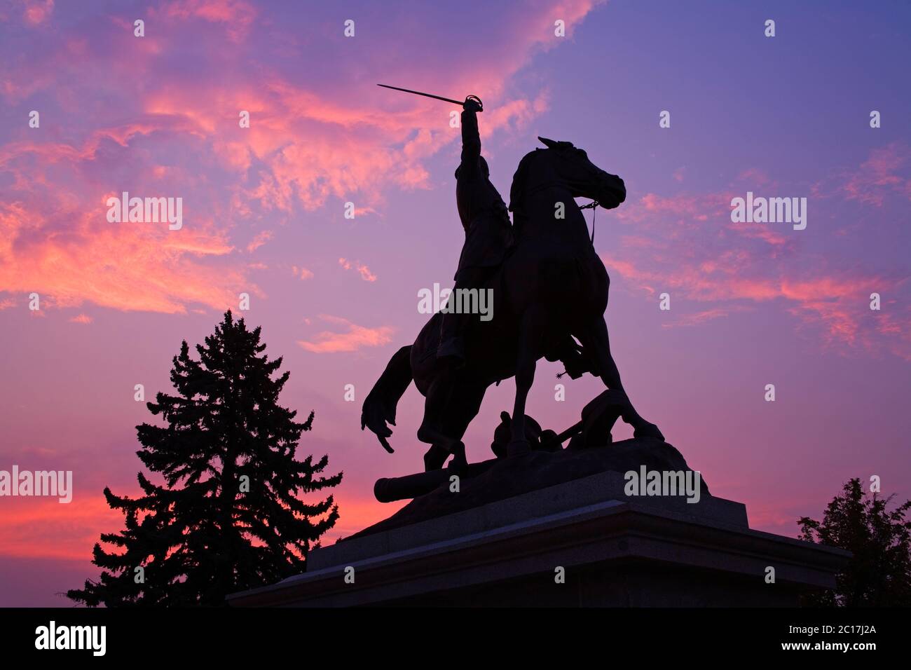 Thomas Francis Meagher Statue, State Capitol, Helena, Montana, USA ...