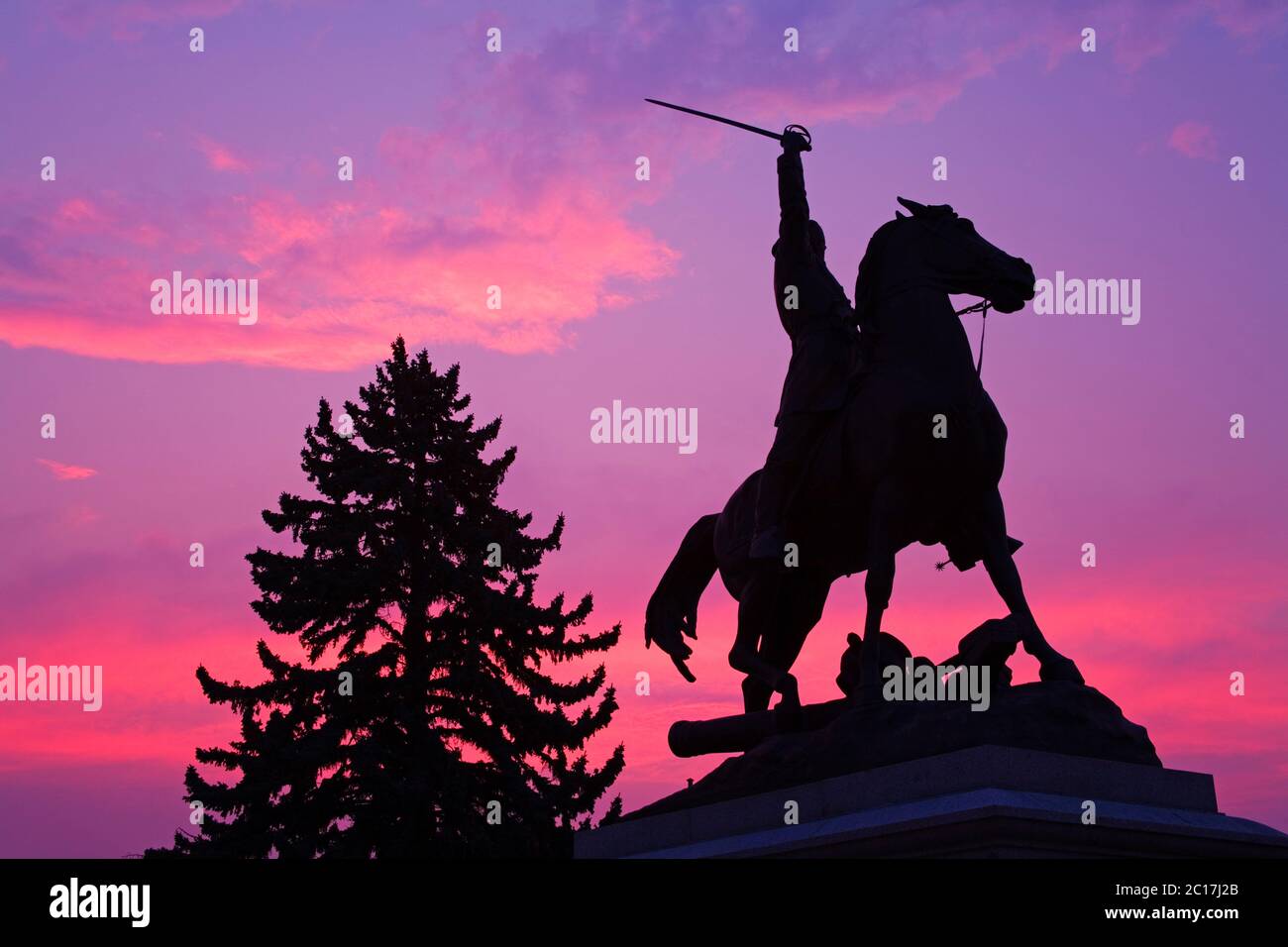 Thomas Francis Meagher Statue, State Capitol, Helena, Montana, USA ...
