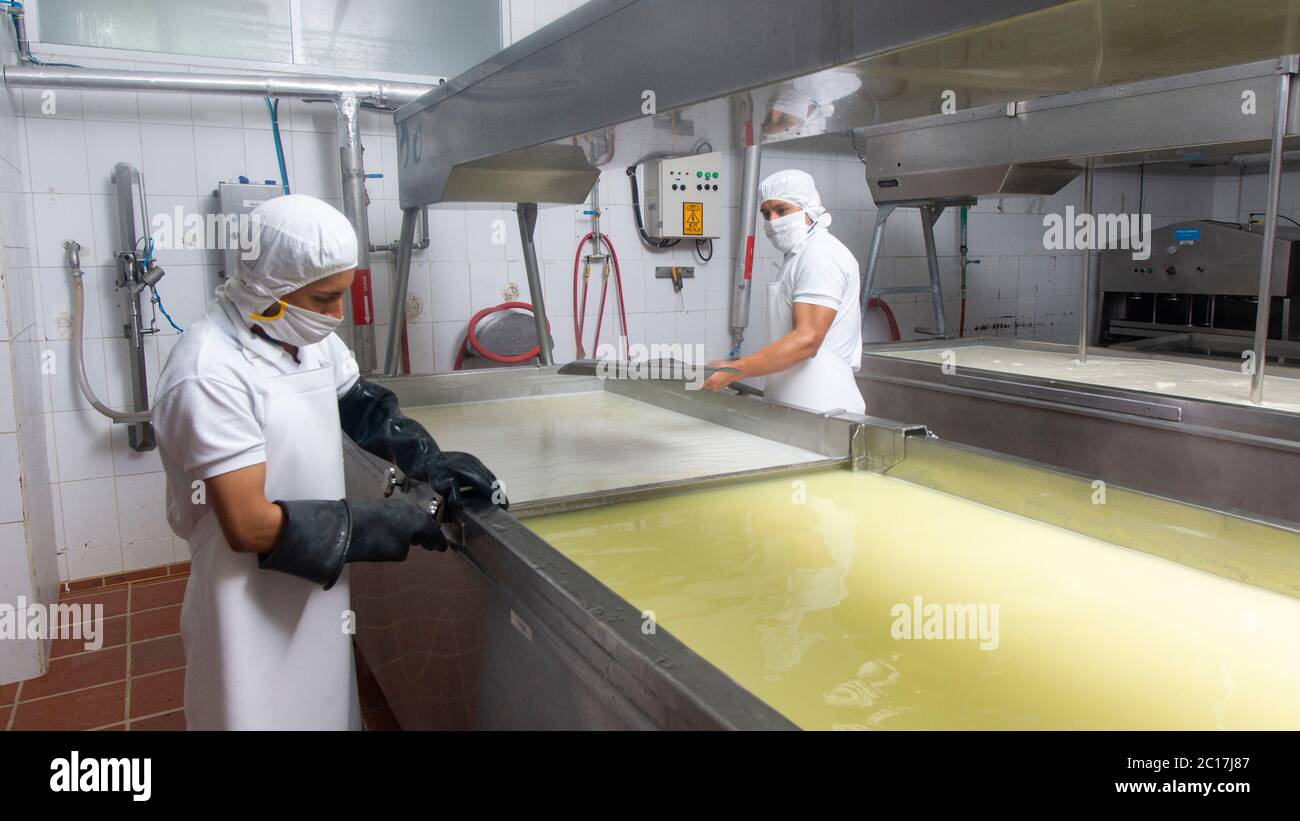 Zuleta, Imbabura / Ecuador - November 9 2018: Workers compacting the ...