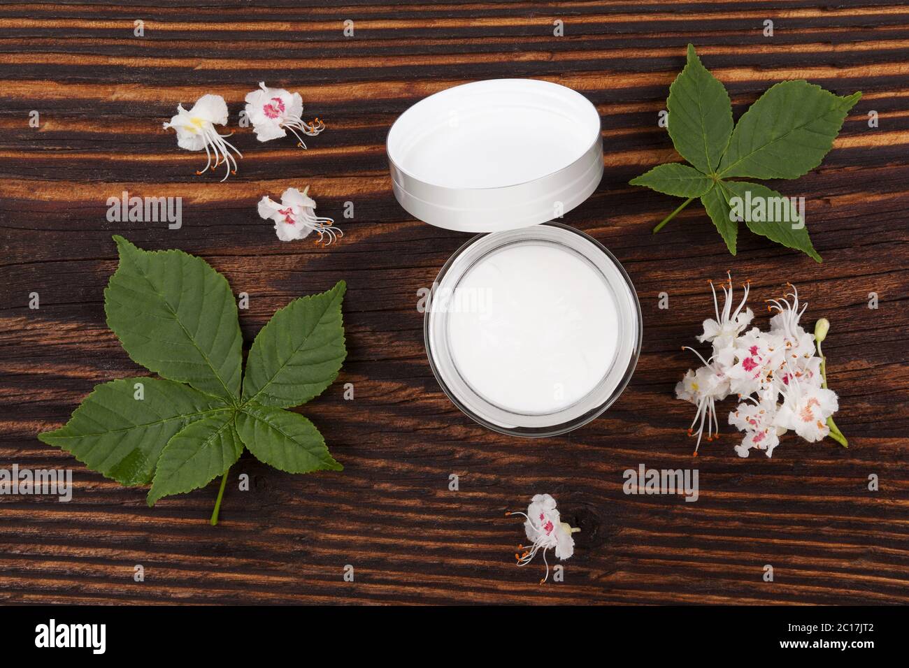 Natural chestnut cosmetics Stock Photo - Alamy