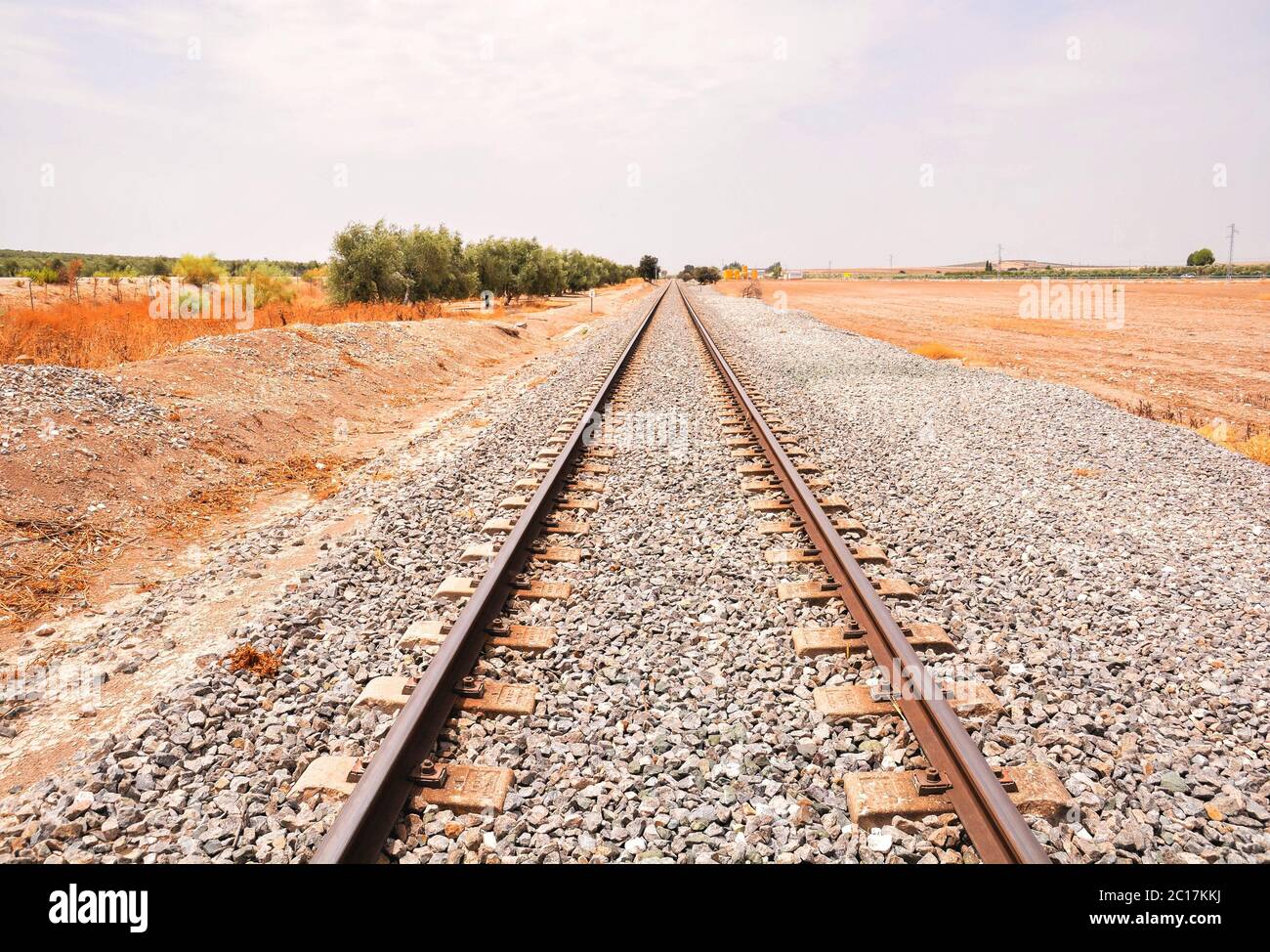 Train Rail Road Stock Photo - Alamy