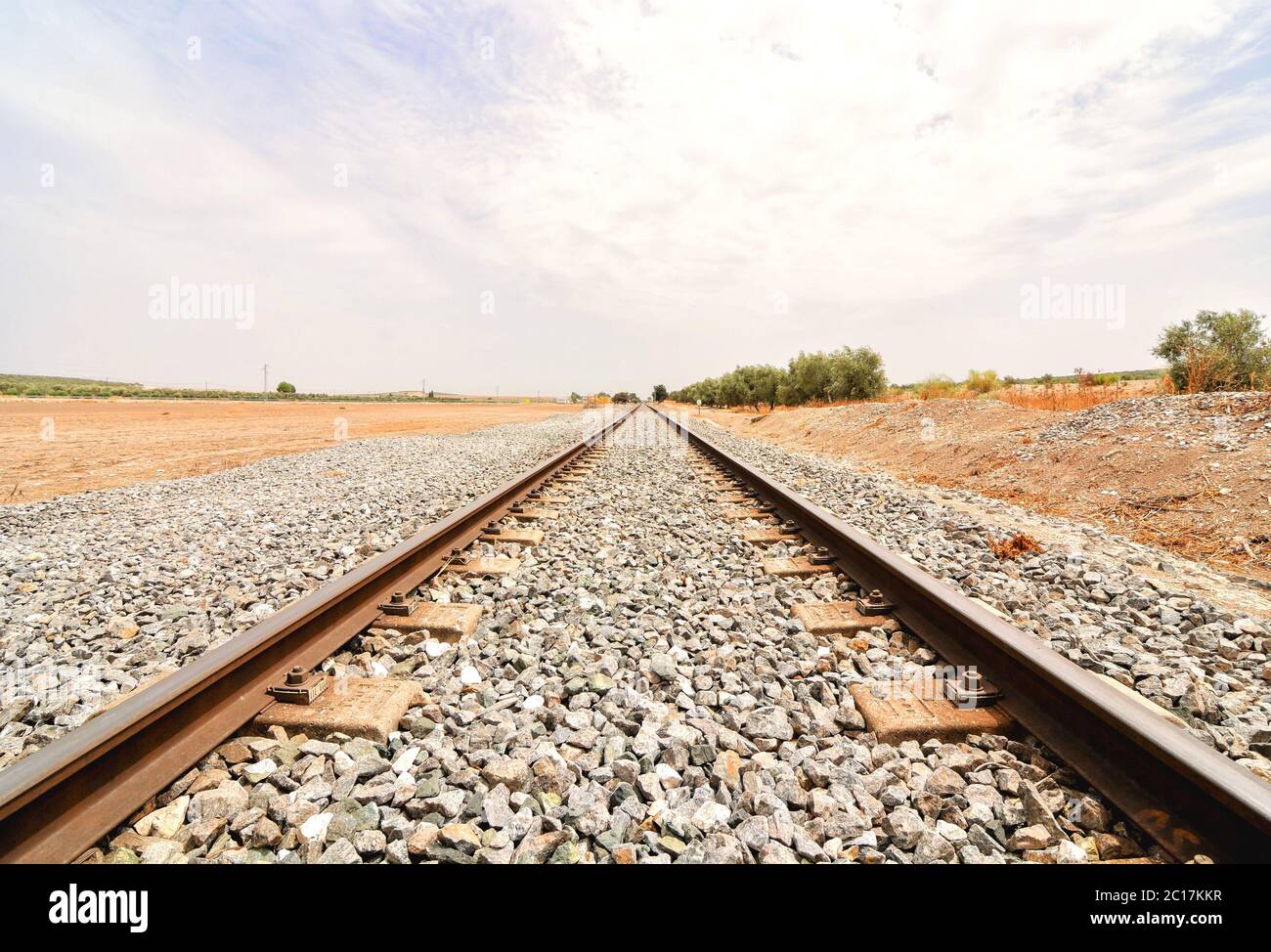 Train Rail Road Stock Photo - Alamy