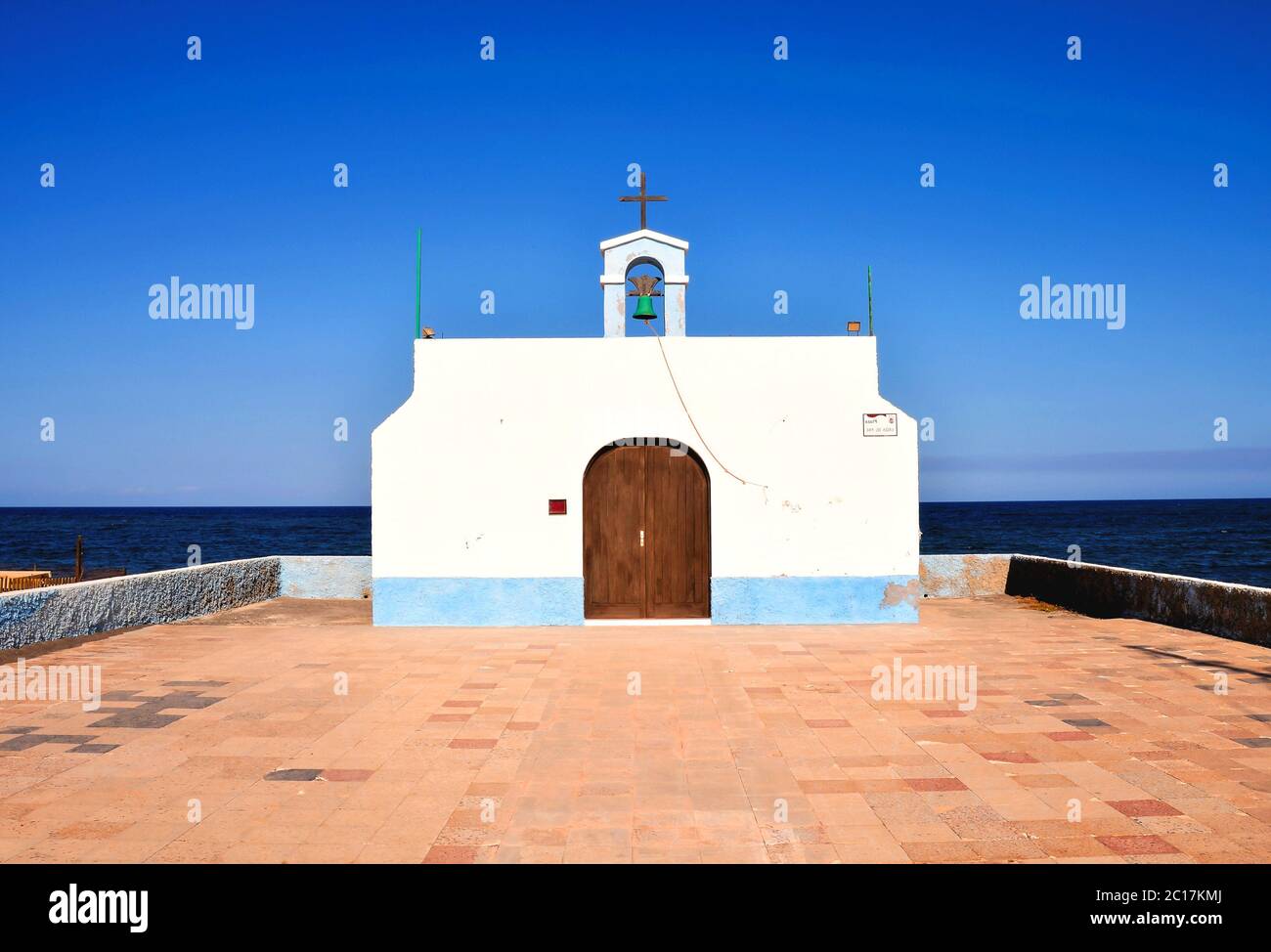 Small Church in Spain Stock Photo - Alamy