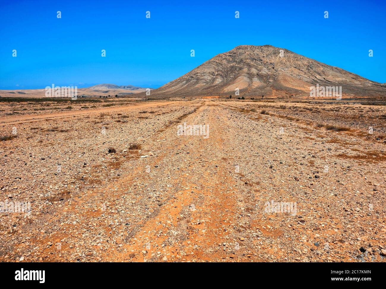 Dry Desert Landscape Stock Photo - Alamy