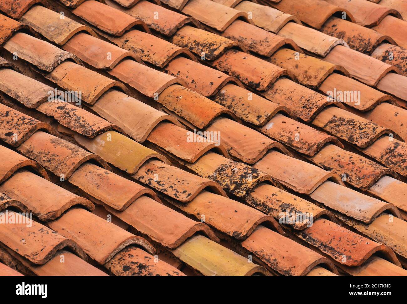 Tiles on the Building Roof Texture Stock Photo - Alamy