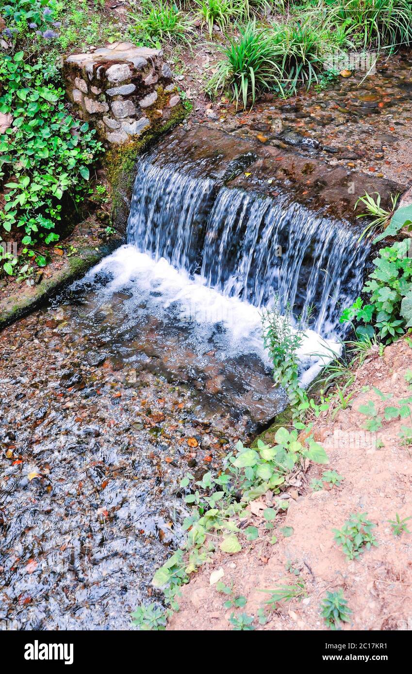 Water Splash Waterfall Stock Photo - Alamy