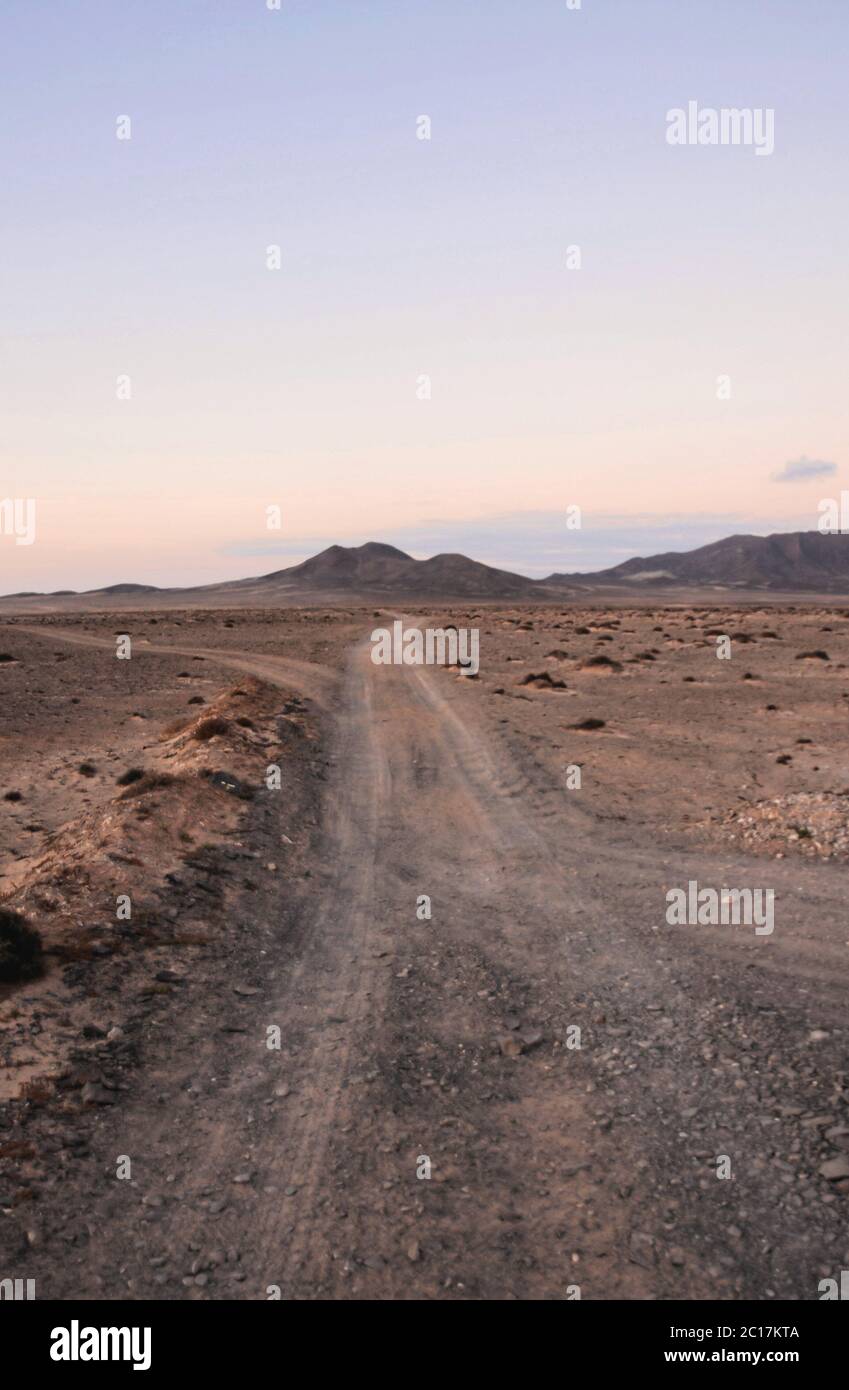 Countryside Desert Dirt Road Stock Photo - Alamy