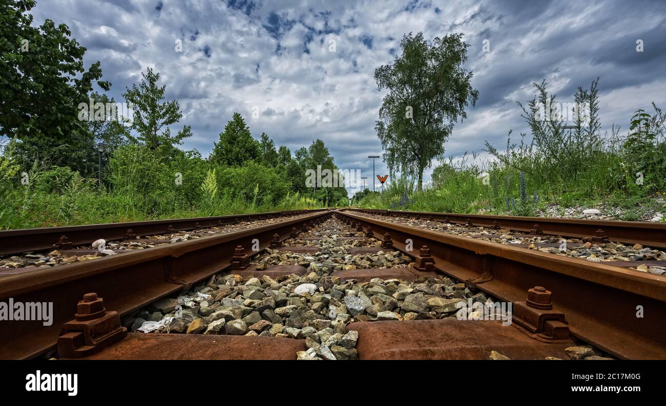 Railway embankment hi-res stock photography and images - Alamy