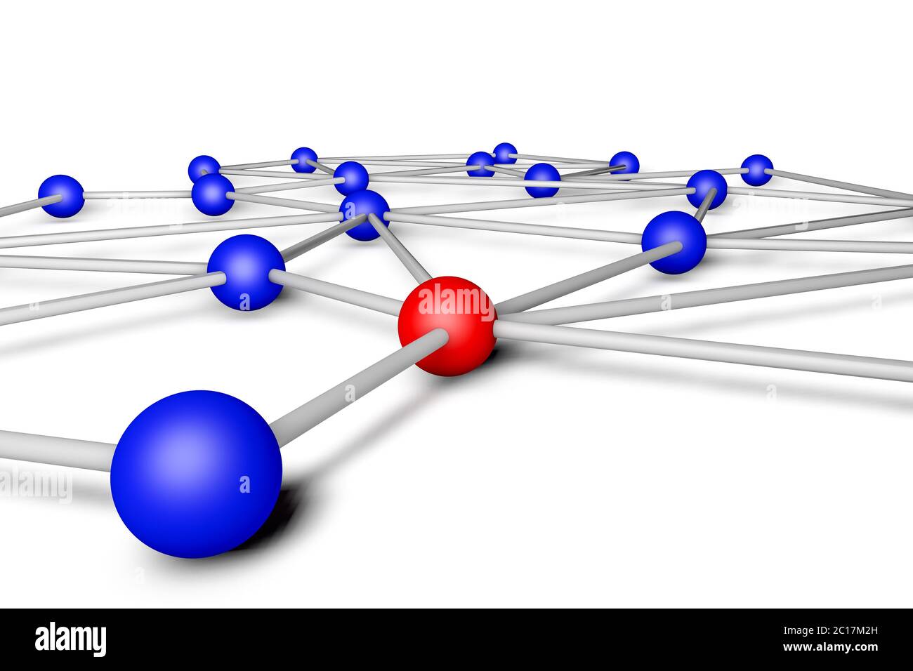 abstract network connection on white Stock Photo - Alamy