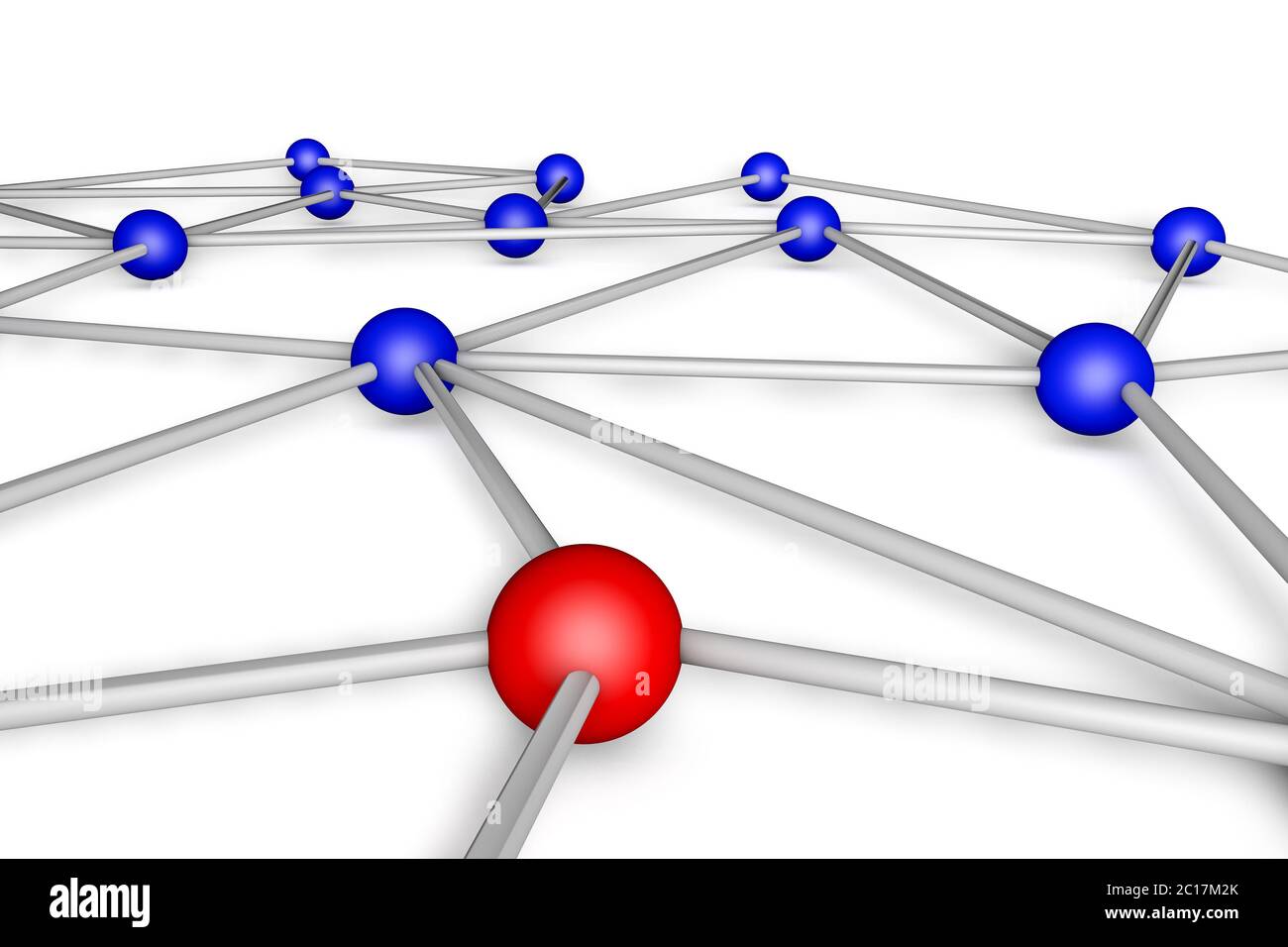 abstract network connection on white Stock Photo - Alamy