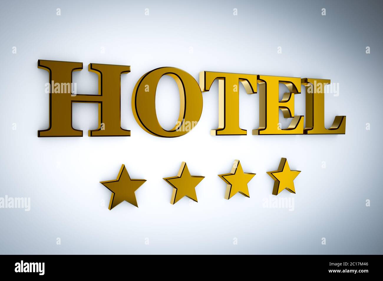 Four stars hotel sign hi-res stock photography and images - Alamy