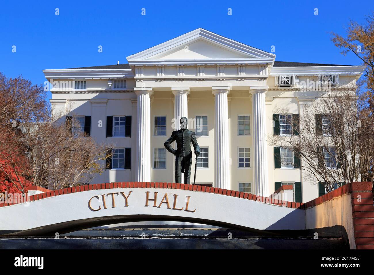 Andrew Jackson statue, Jackson City Hall, Mississippi, USA Stock Photo ...