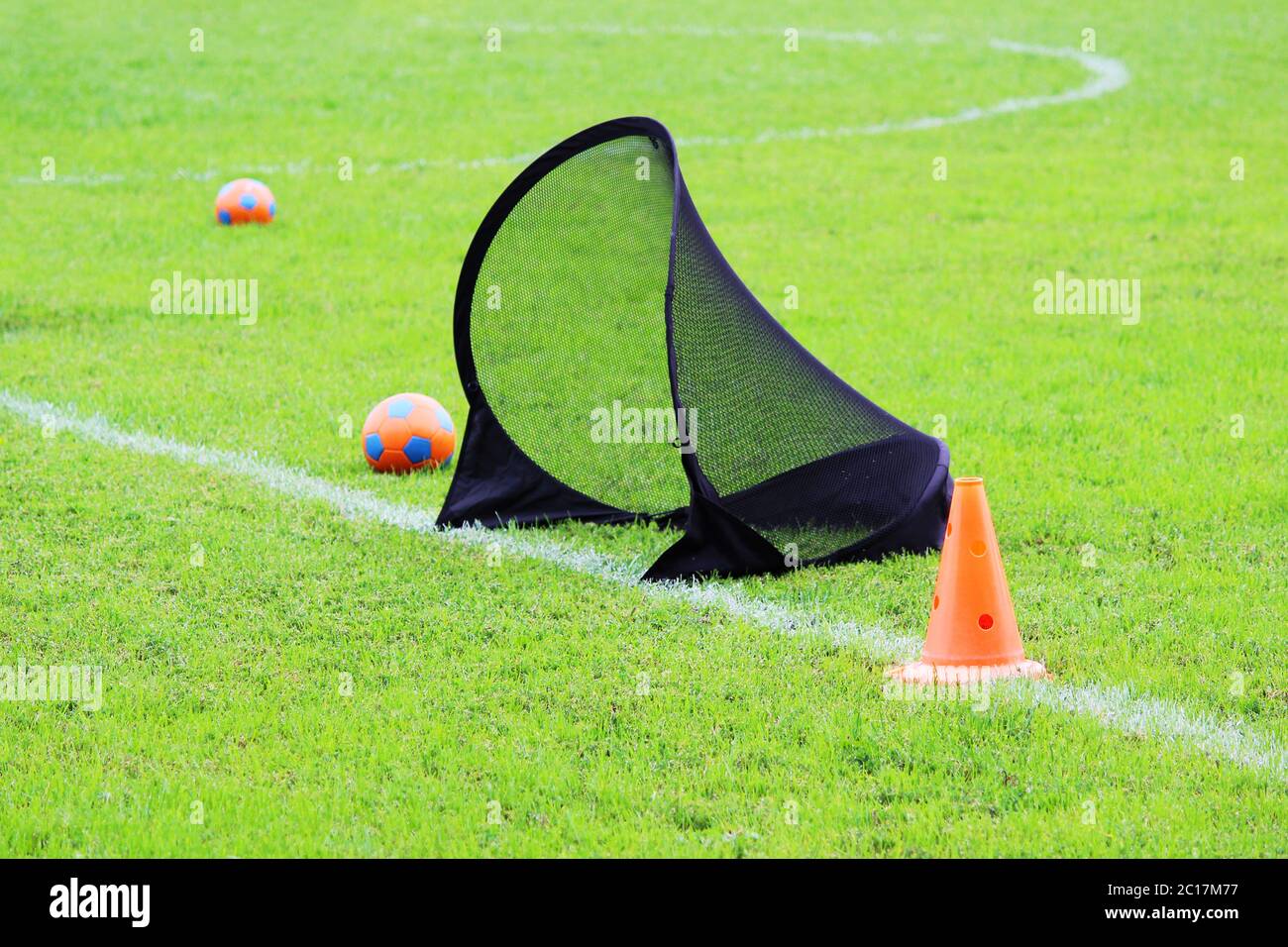 Small football gate for training kids to sports football, balls and ...