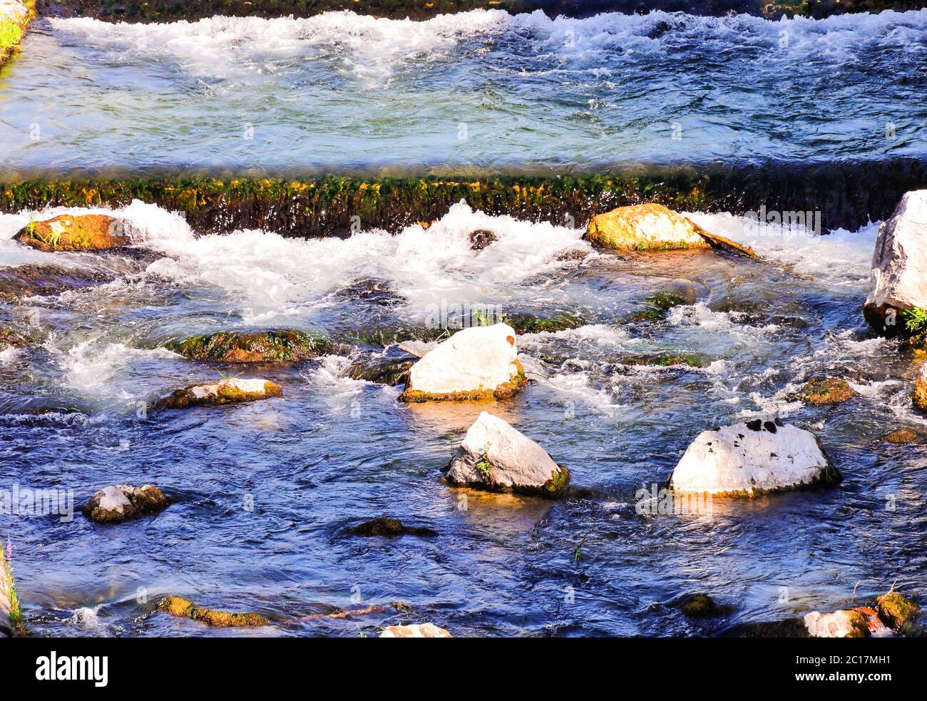 Water Splash Waterfall Stock Photo - Alamy