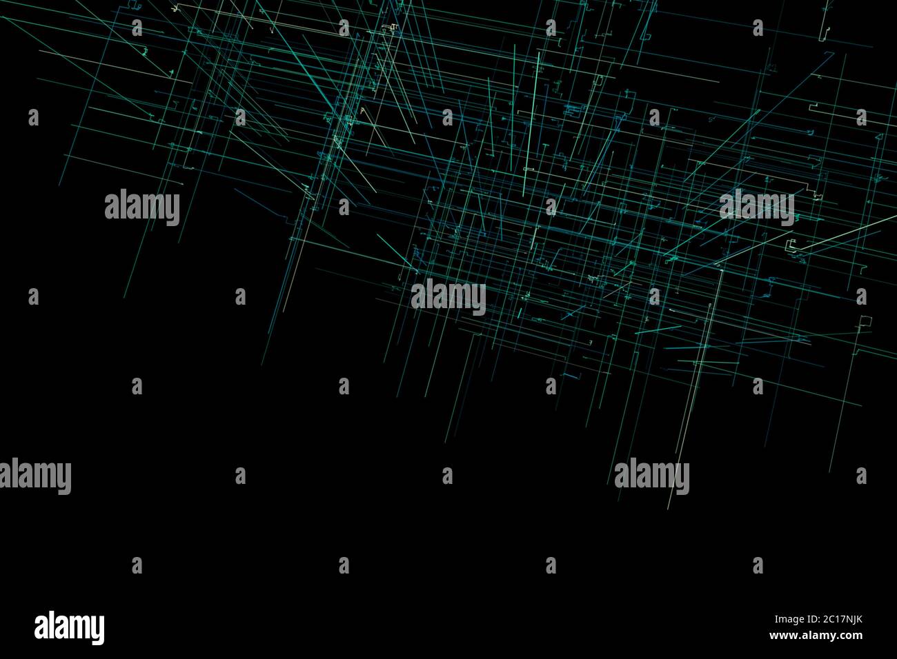 illustration abstract space with lines Stock Photo - Alamy