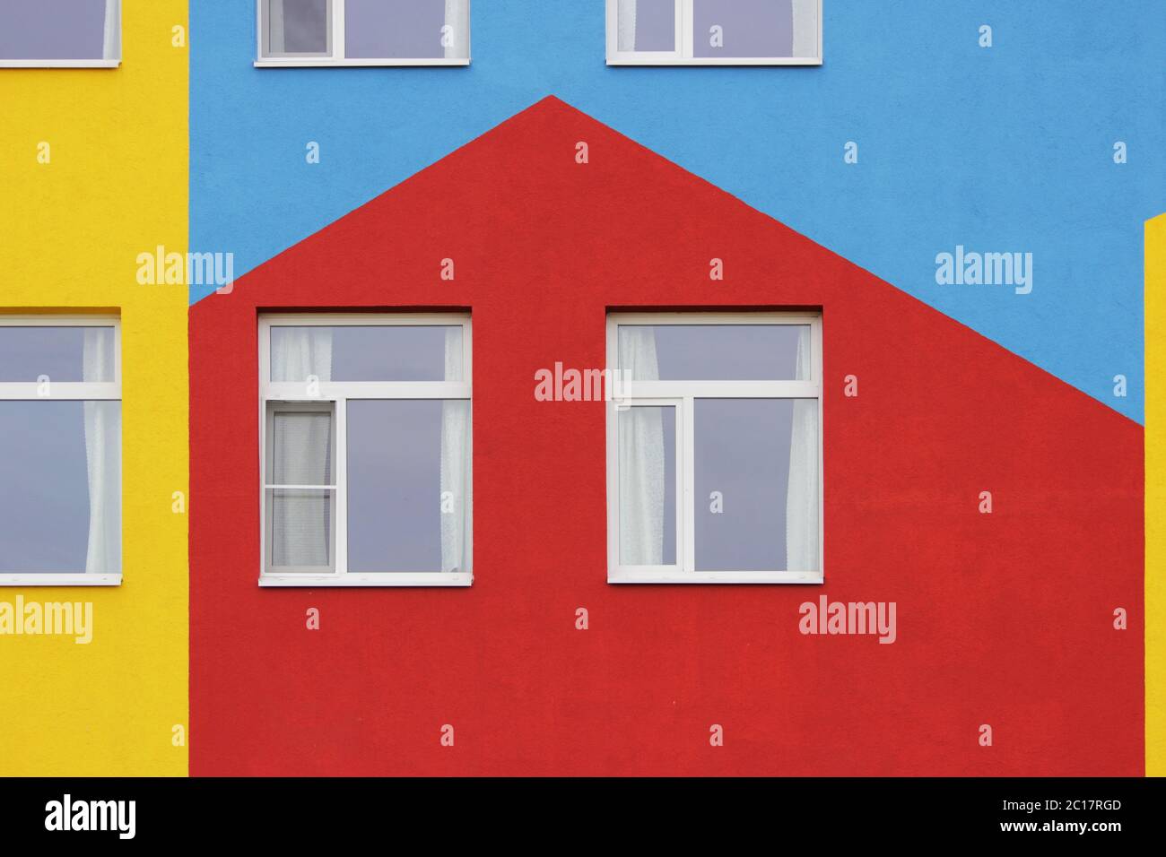 nice colorful house a kindergarten for children Stock Photo - Alamy