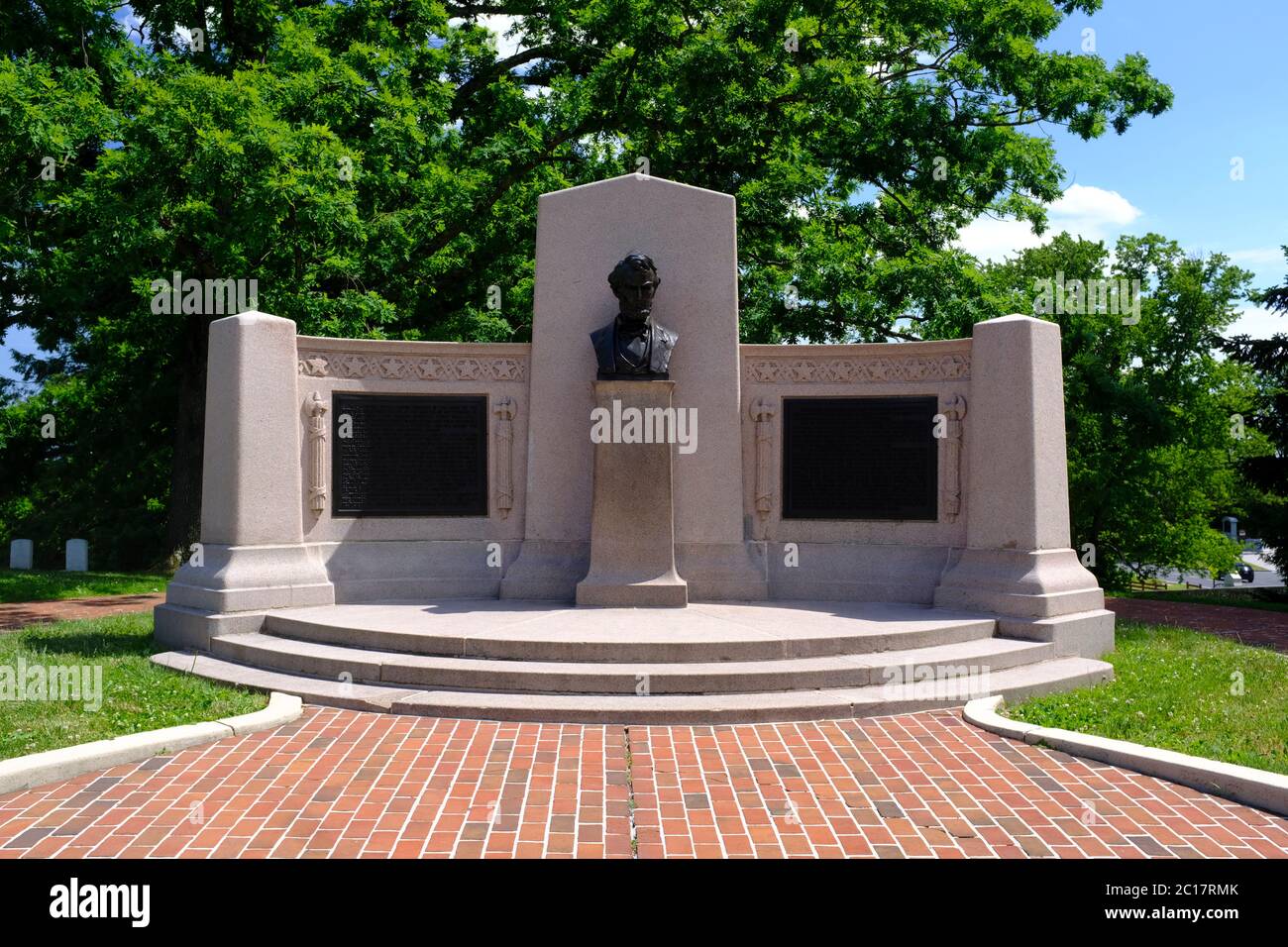 Monument to the Gettysburg Address in the Gettysburg National Military ...