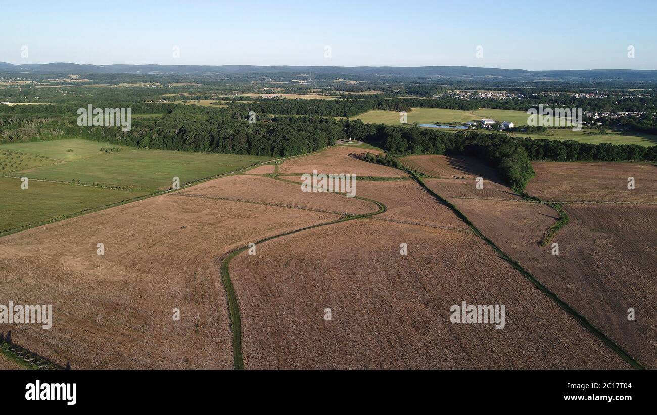 Gettysburg national military park gettysburg battlefield hi-res stock ...
