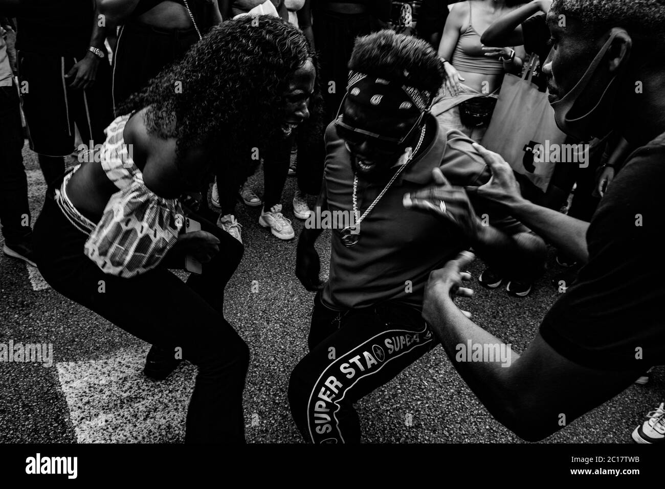 blm protest barcelona 2020 Stock Photo - Alamy
