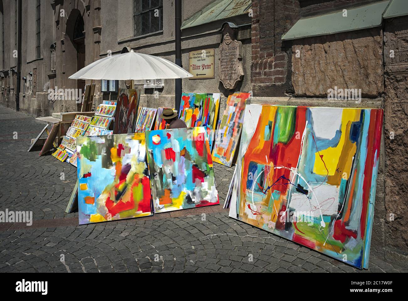 Street painter hi-res stock photography and images - Alamy