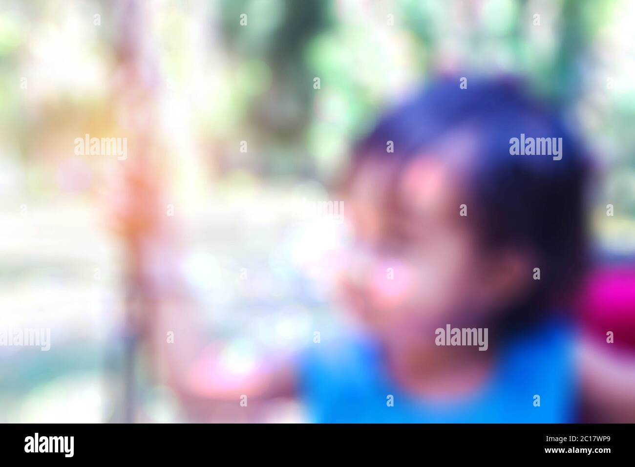 Children playing swing blur hi-res stock photography and images - Alamy