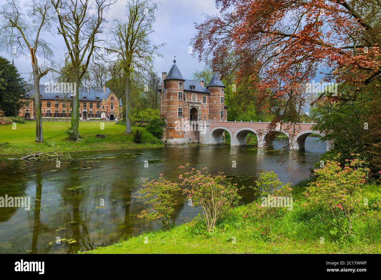 Groot Bijgaarden Castle in Brussels Belgium Stock Photo - Alamy