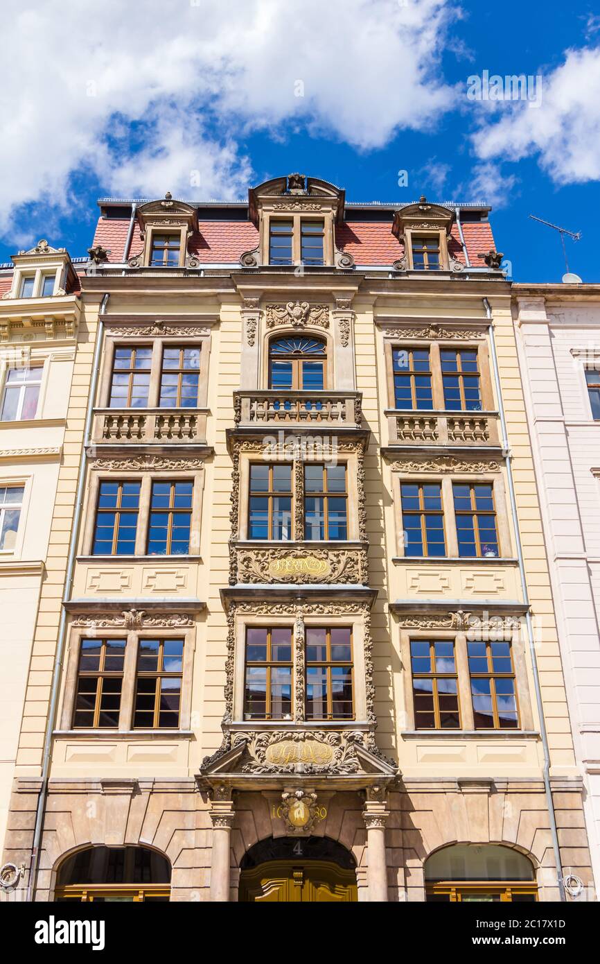 Historic building in baroque architecture style in the old town of ...
