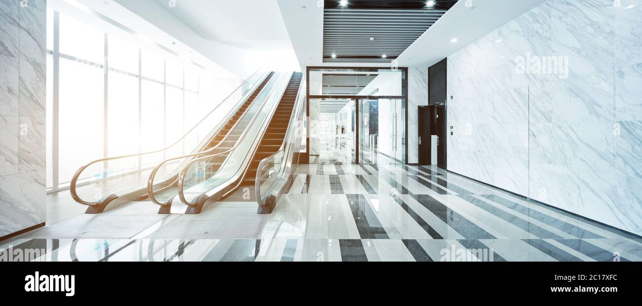 interior of modern spacious hall Stock Photo - Alamy