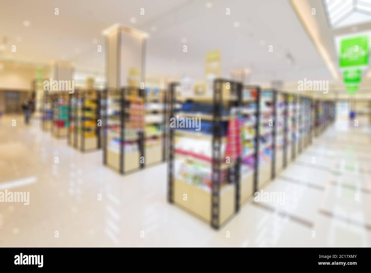 interior of modern supermarket Stock Photo - Alamy