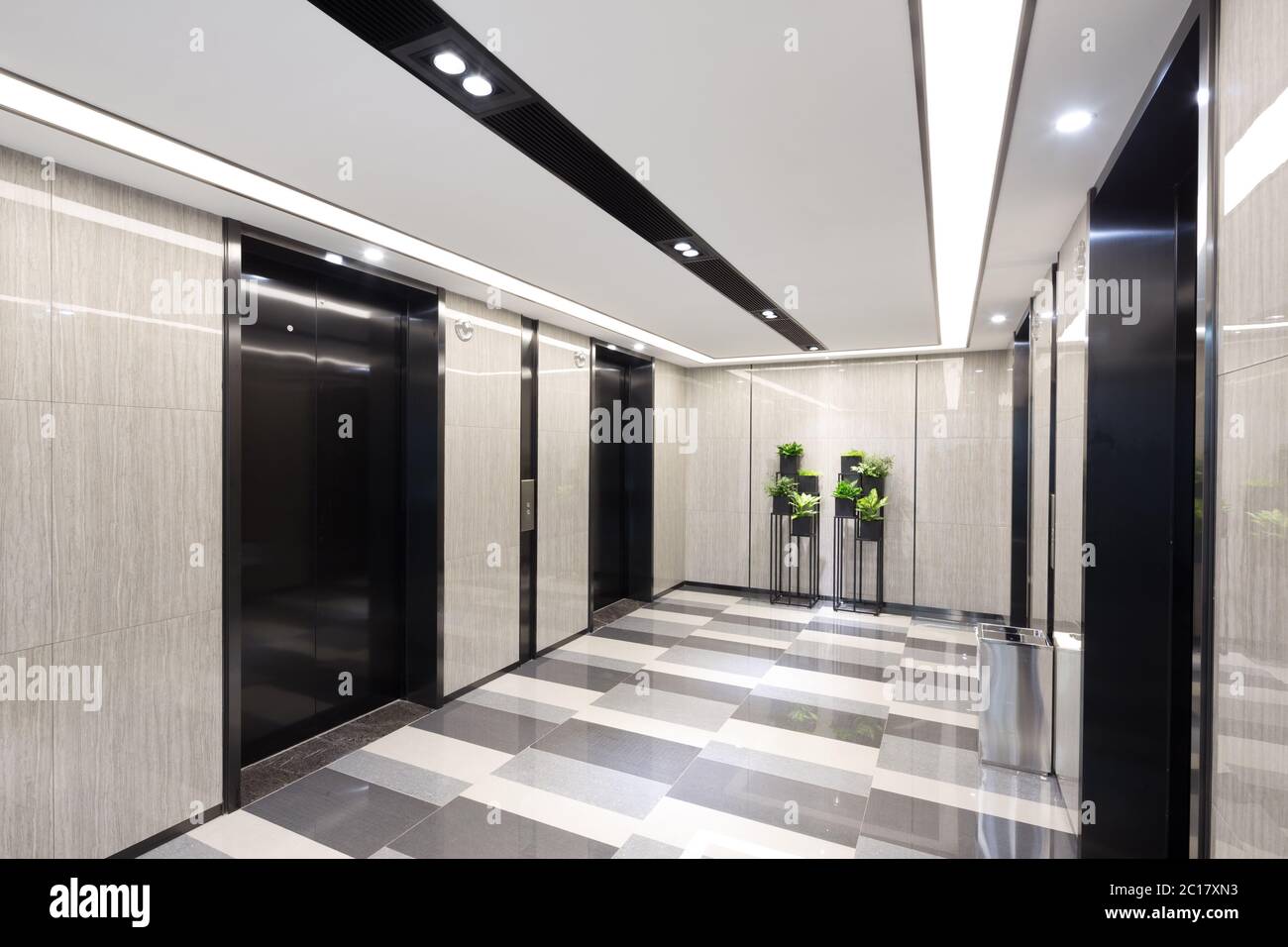 interior of modern corridor Stock Photo - Alamy