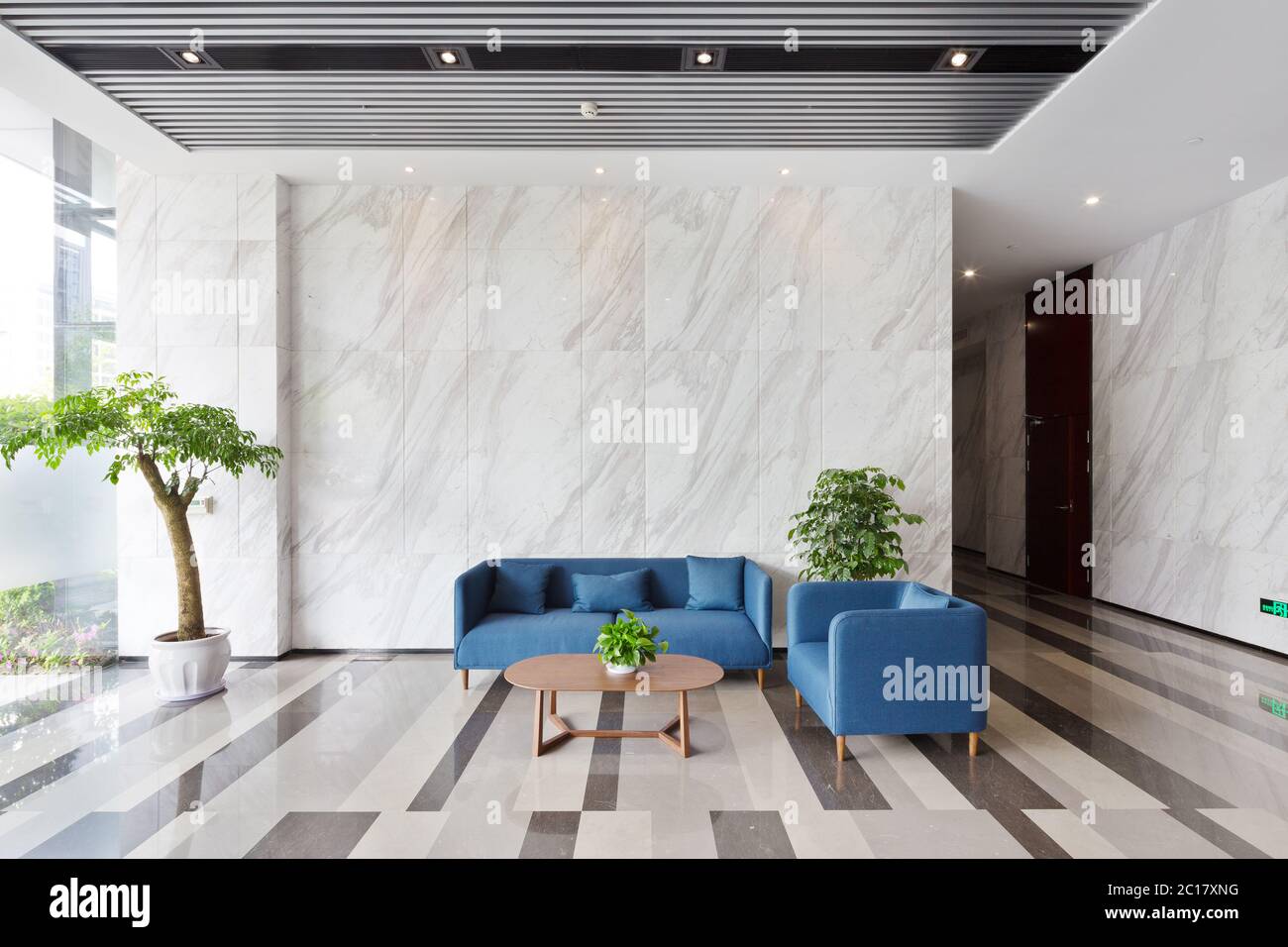 interior of modern lobby Stock Photo - Alamy