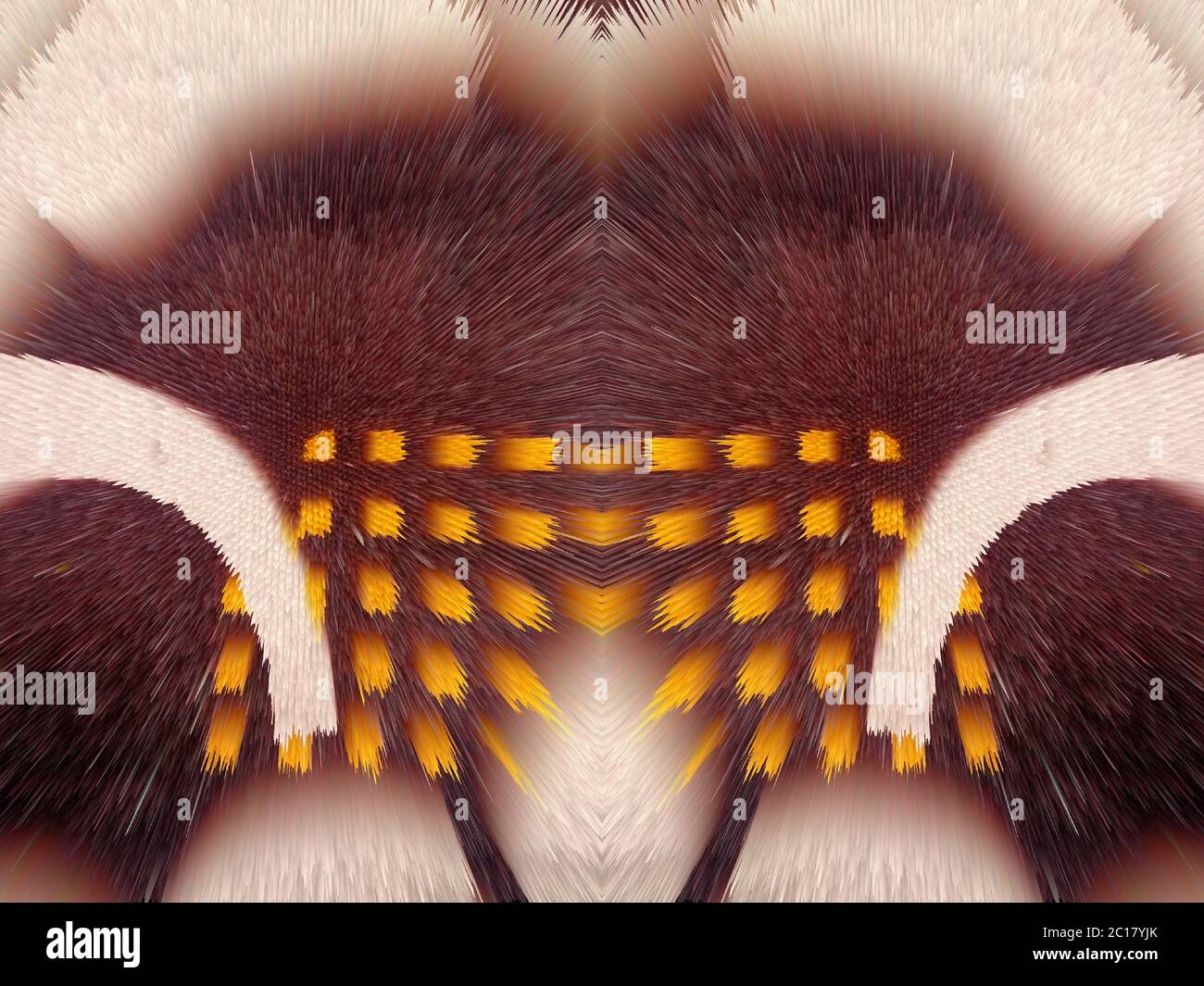 Colourful pattern design made with the help of graphics editing and ...