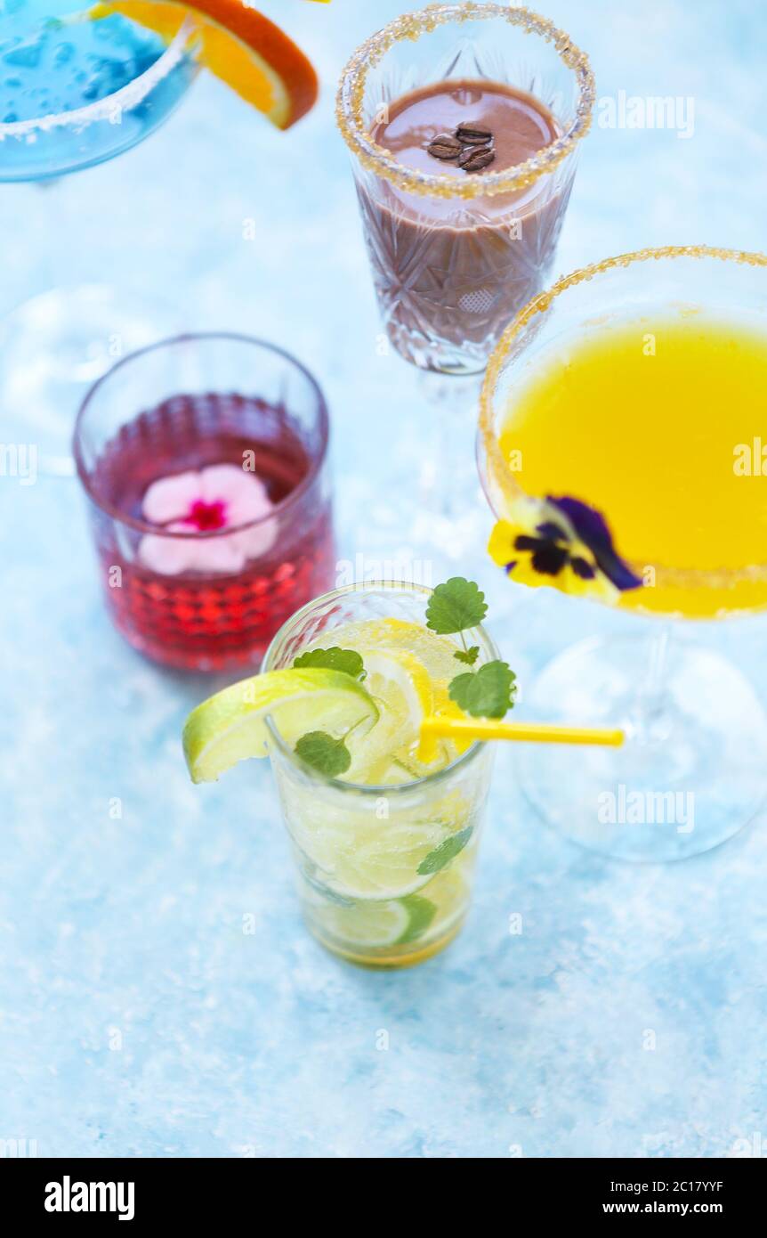 Turquoise alcohol hi-res stock photography and images - Alamy