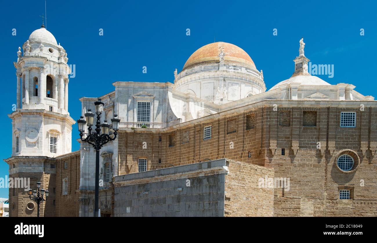 Golden Dome of Cadiz Cathedral, Roman Catholic Church in Cadiz ...