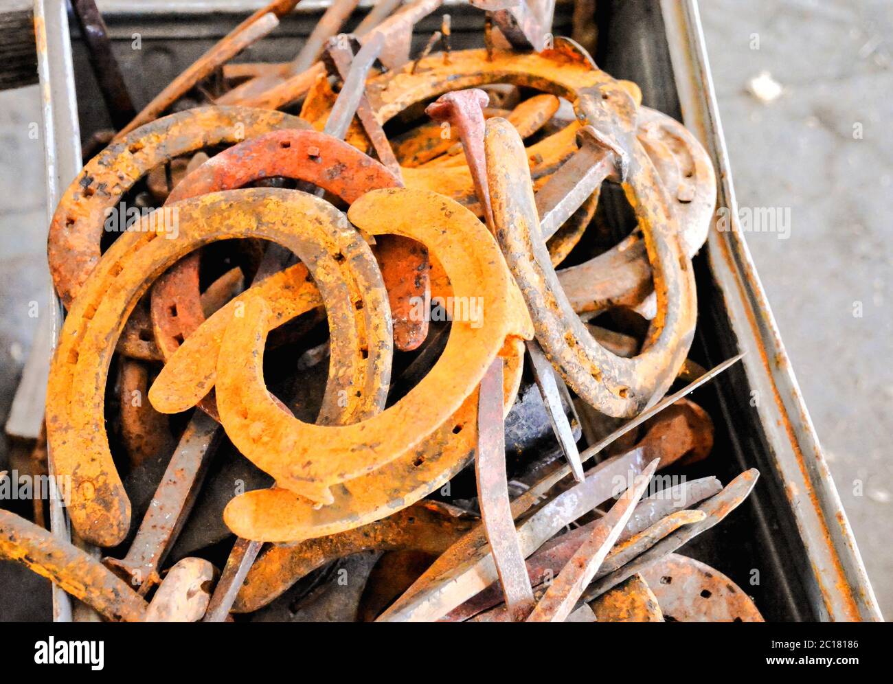 Metal Ready for Recycling Stock Photo - Alamy